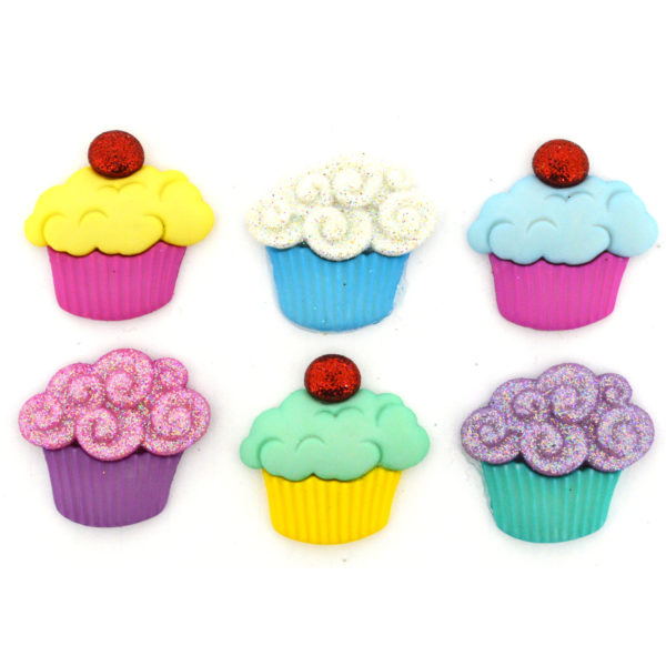 Sweet Treats Cupcake buttons - Coast & Country