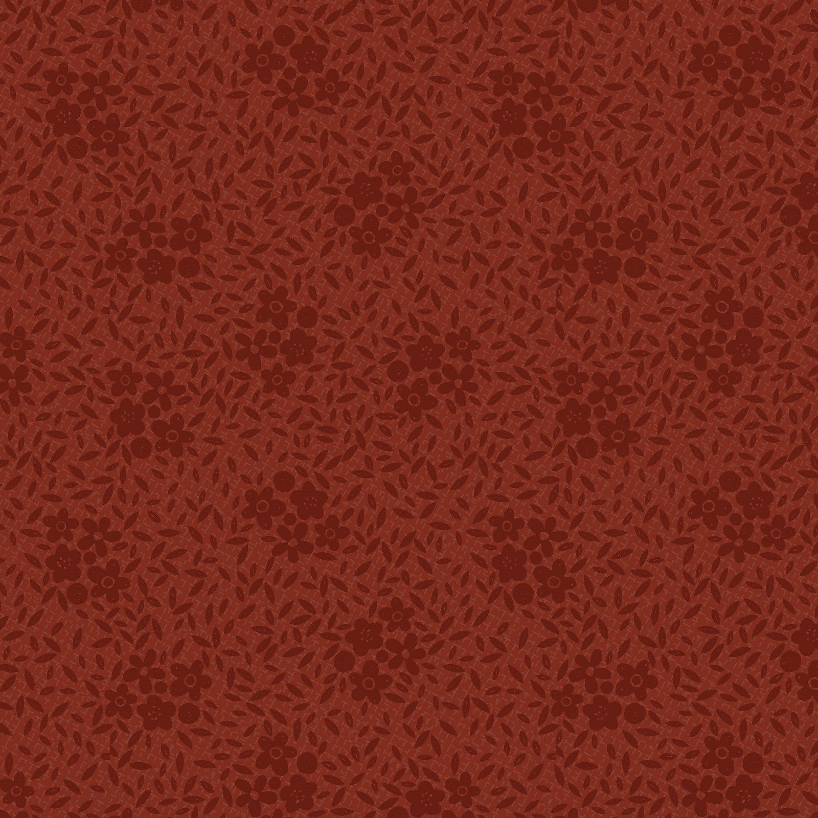Good Boy & Kitty - Scattered Leaves Rust Fabric - Coast & Country