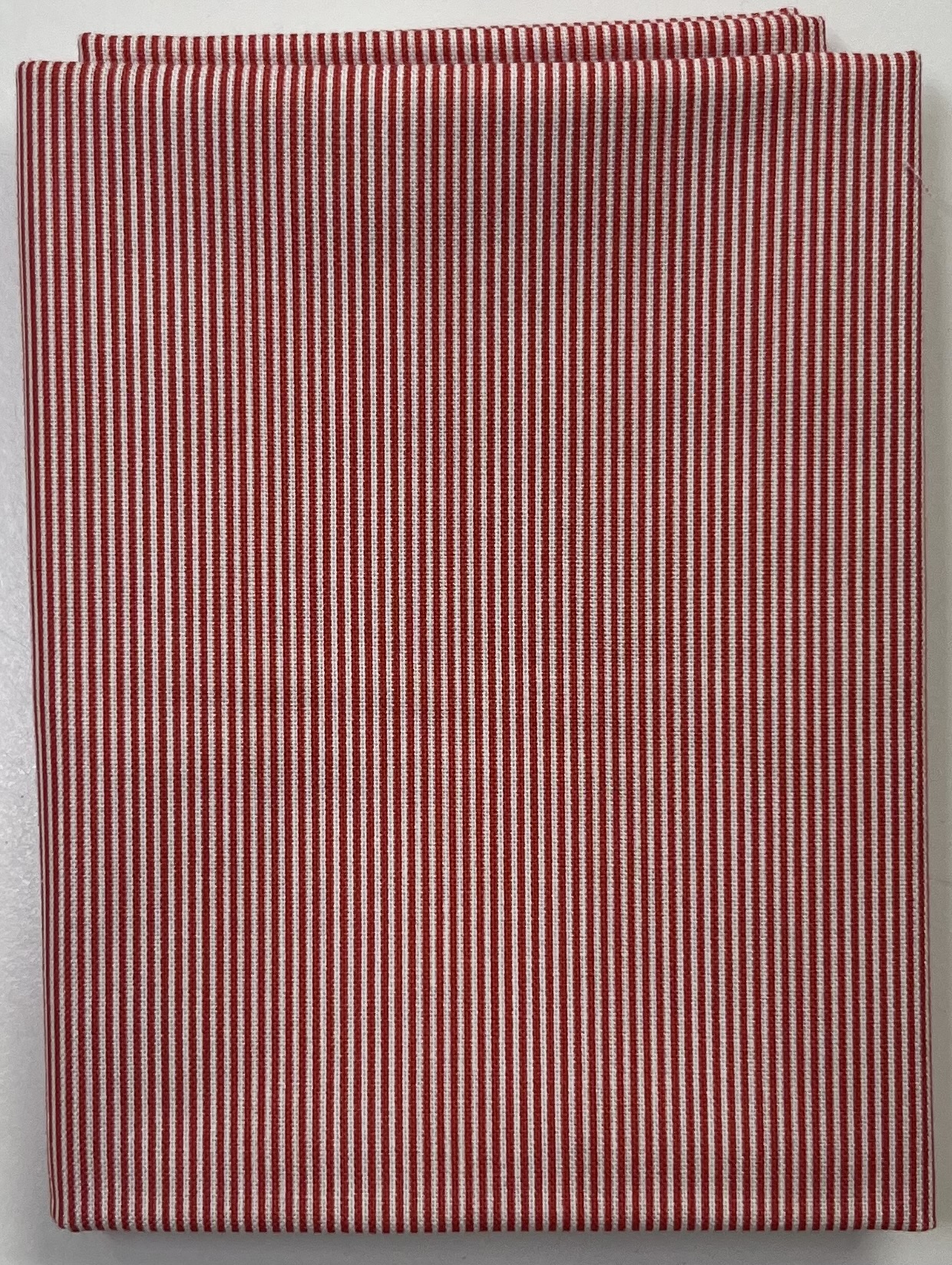 Red Pinstripe Fabric - Coast & Country